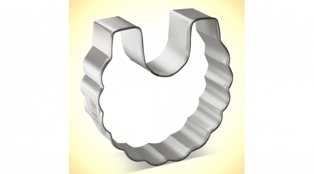 Baby Bib Cookie Cutter - Miss Biscuit