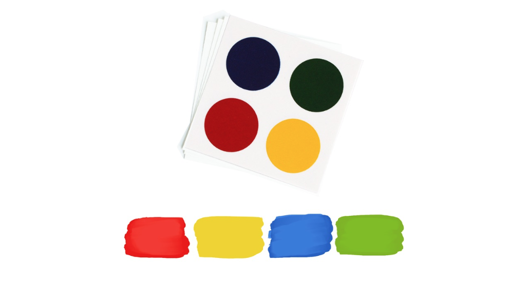 PYO Paint Palettes – Primary Colours (Pk of 12) - Miss Biscuit