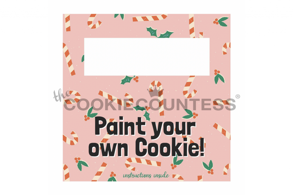 Cookie Countess Bag Topper - Candy Canes (50 Pack) - Miss Biscuit