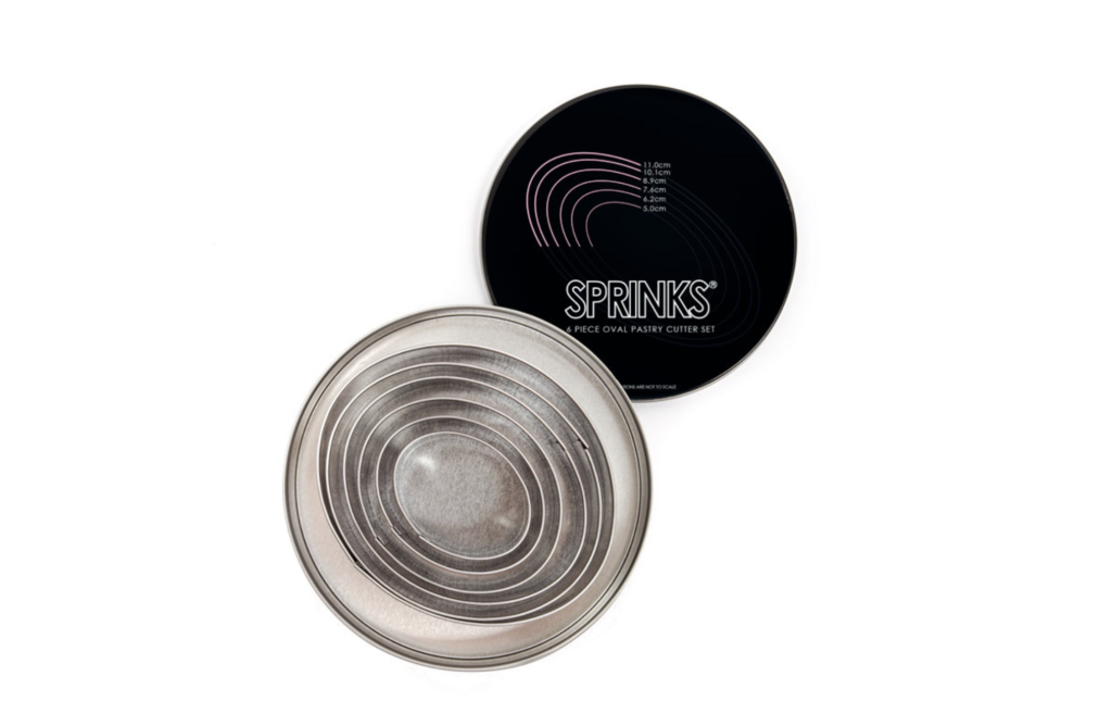 Oval Stainless Steel Pastry / Cookie Cutter Set (6 Piece) - By Sprinks ...