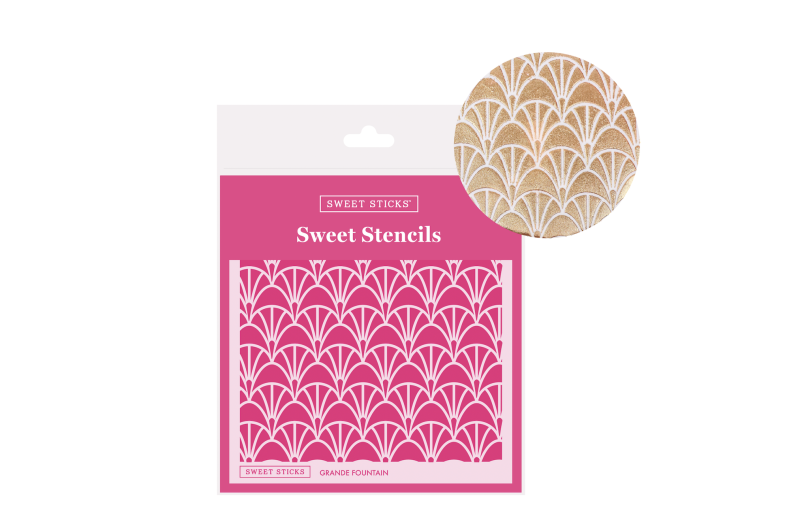Grande Fountain Stencil by Sweet Sticks - Miss Biscuit