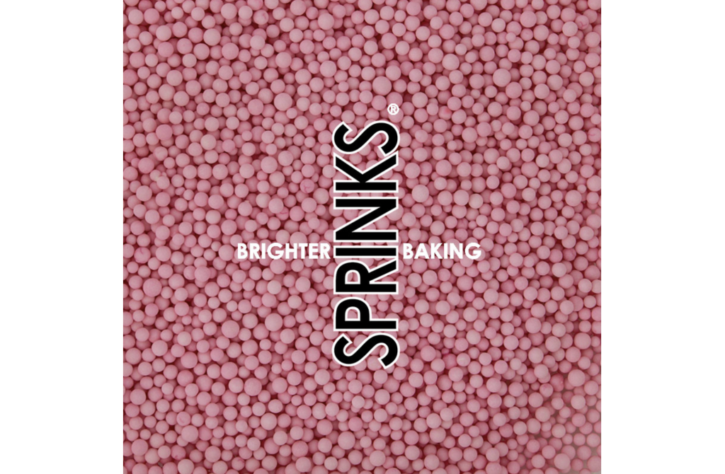 Sprinks Pastel Pink Nonpareils (500g) - Miss Biscuit