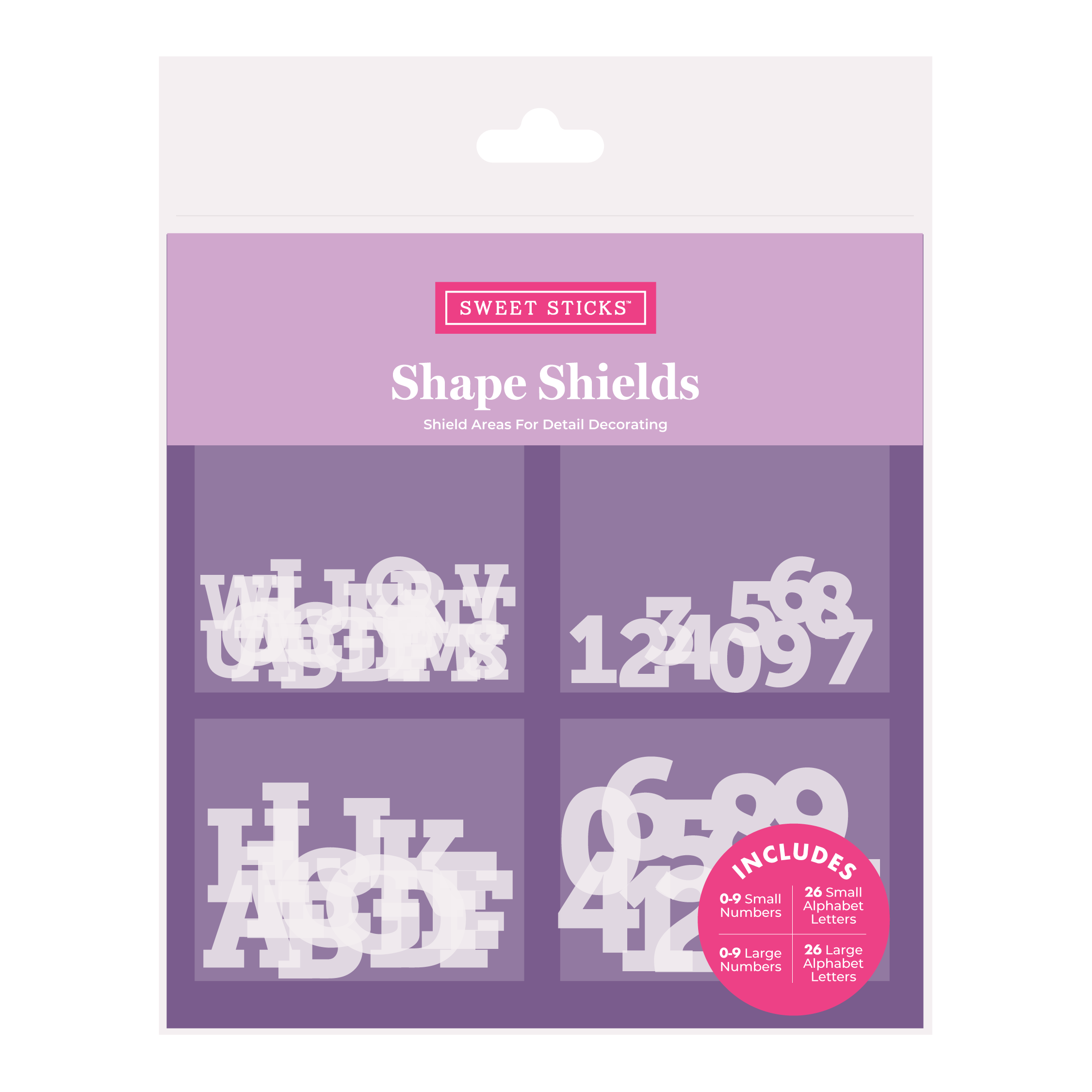 Shape Shields – Alphabet and Numbers by Sweet Sticks - Miss Biscuit