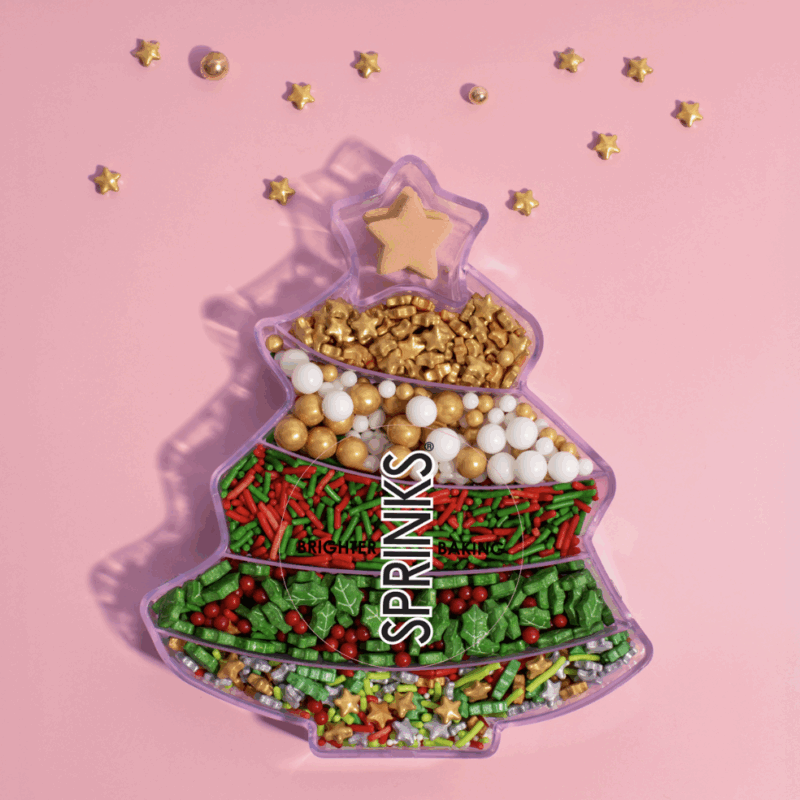 The Sprinkle Tree Christmas Mix (120g) by Sprinks - Miss Biscuit